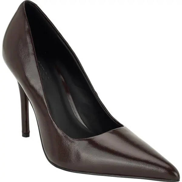 Guess Naprini Pointed Toe Stiletto Pump - Dark Red