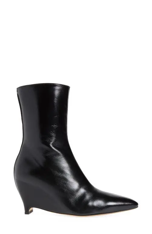 MAISON MARGIELA Heel Less Pointed Toe Wedge Ankle Boot