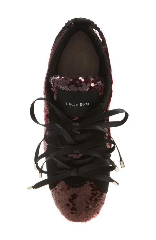 Simone Rocha Sequin Ballerina Grip Trainer Sneakers