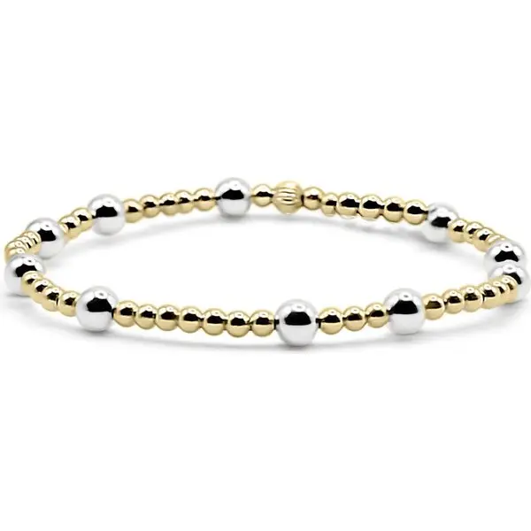 BOWOOD LANE Eva Two-tone Beaded Bracelet
