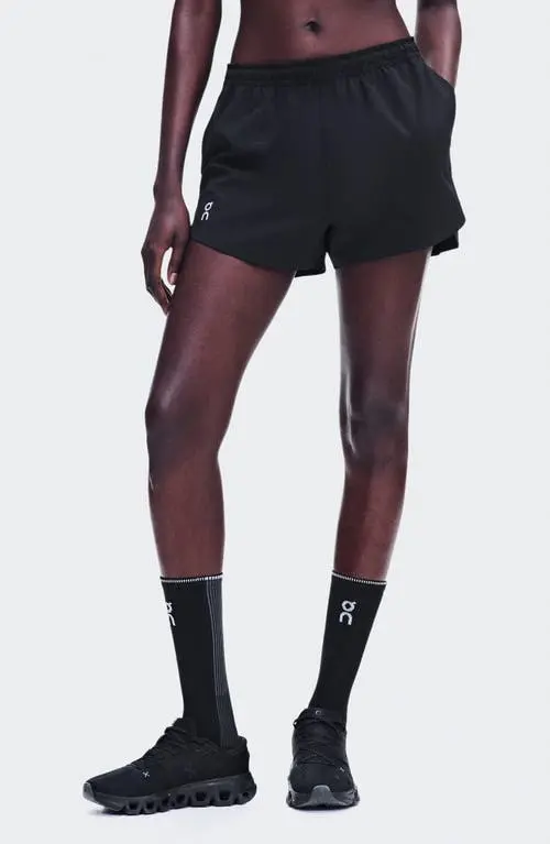 On Performance 3" Training Shorts - Black