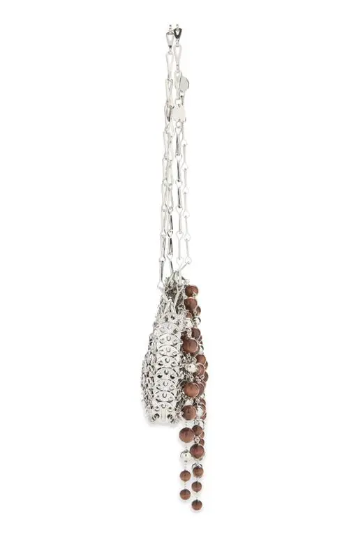 Rabanne 1969 Chain Mail Wooden Bead Shoulder Bag
