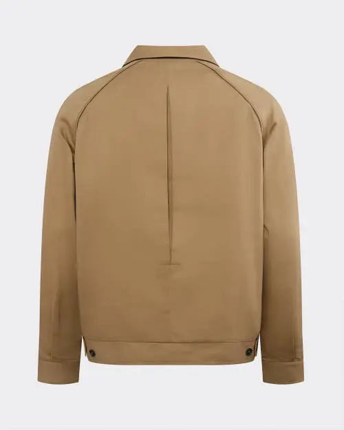 LE PERE Harrington Jacket - Birch Tan