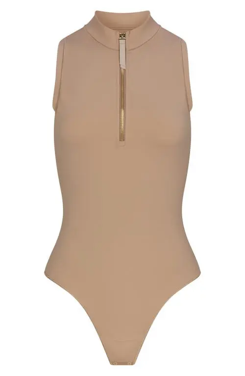 WILLIAMS ATHLETIC CLUB Tinsley Sleeveless Golf Bodysuit - Sand