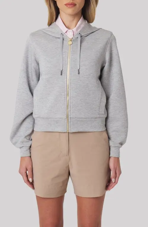 WILLIAMS ATHLETIC CLUB Molly Lightweight Performance Full Zip Hoodie - Grey