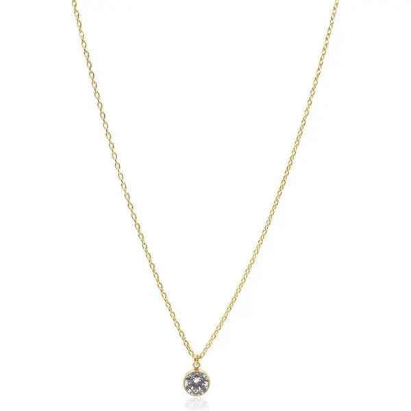 BOWOOD LANE Melania Cubic Zirconia Necklace - Gold