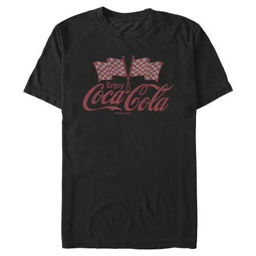 COCA COLA Enjoy The Flags Graphic T-shirt - Black