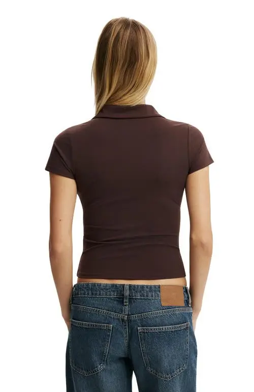 COTTON ON Hold Me Polo Short Sleeve