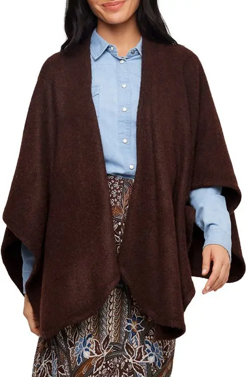 Karen Kane Shawl Cardigan - Chocolate