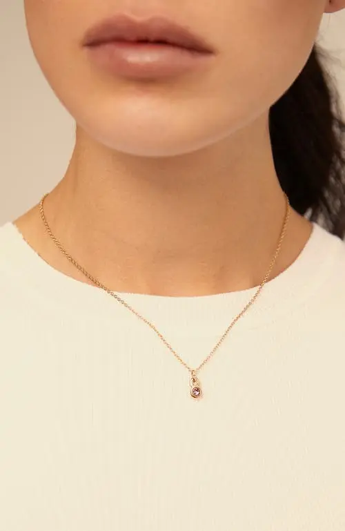 UNODE50 Charm With Pink Crystal