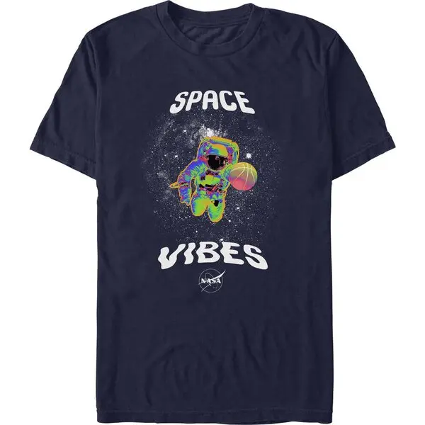 NASA Space Vibes Color Mix Short Sleeve Graphic T-shirt