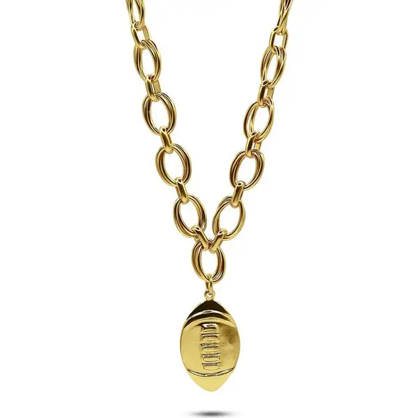 BOWOOD LANE Varsity Football Chain Necklace