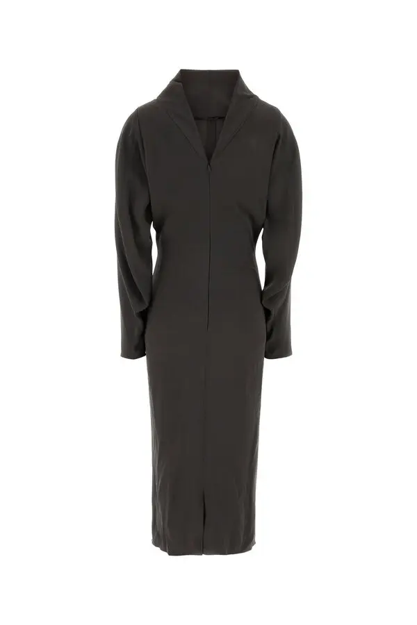 Giorgio Armani Dark Stretch Crepe Dress