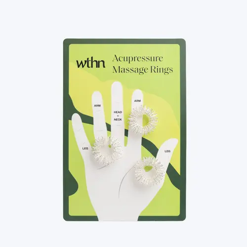 WTHN Acupressure Ring Set - Silver