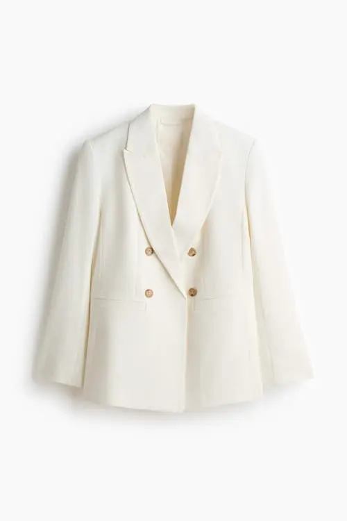 H&m Double-breasted Viscose-blend Blazer