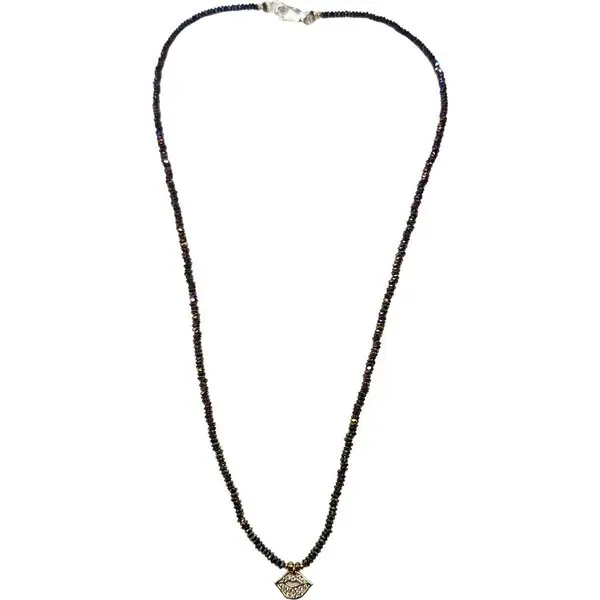 MADISON BEVERLY HILLS Rainbow Pyrite Kiss Necklace