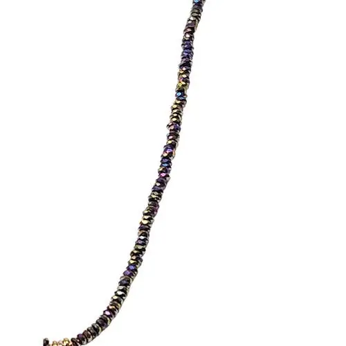 MADISON BEVERLY HILLS Rainbow Pyrite Kiss Necklace