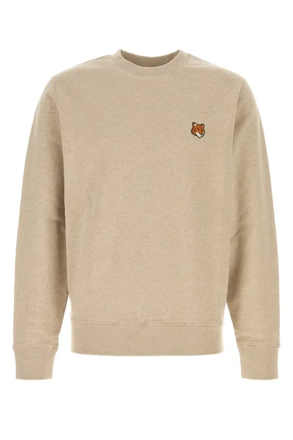 Maison Kitsuné Sand Cotton Sweatshirt - Light Brown