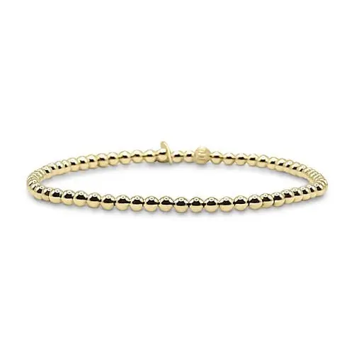 BOWOOD LANE 3mm Filled Beaded Stretch Bracelet