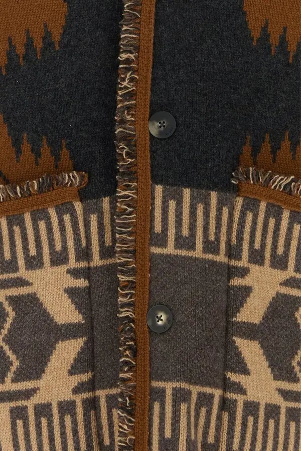 Alanui Embroidered Cashmere Icon Cardigan