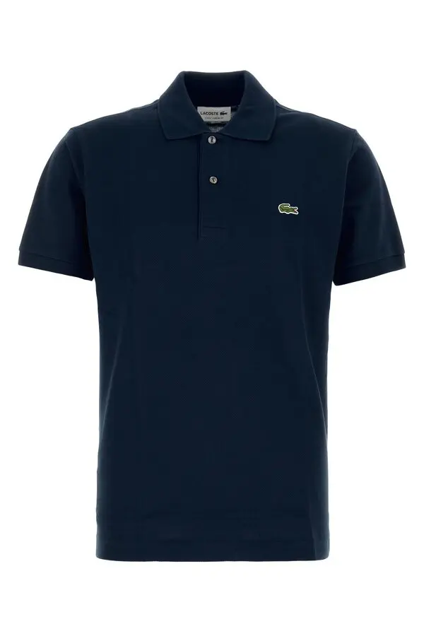 Lacoste Navy Piquet Polo Shirt - Blue