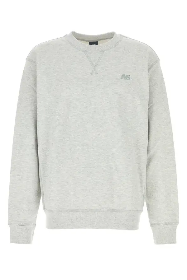 NEW BALANCE Melange Light Cotton Sweatshirt