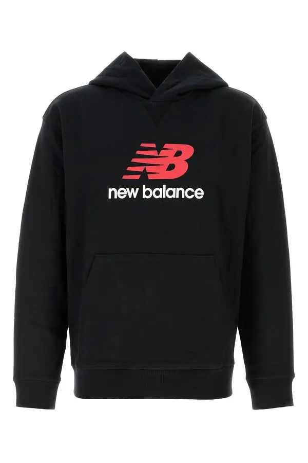 NEW BALANCE Cotton Sweatshirt - Black