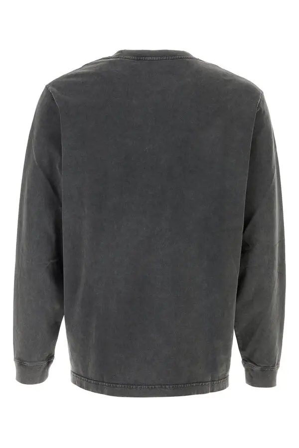 Maison Kitsuné Charcoal Cotton T-shirt