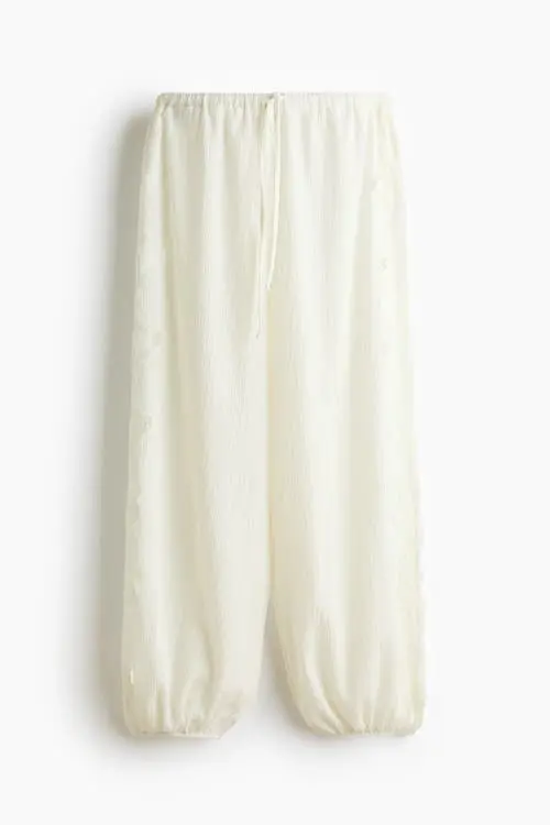 H&m Lace-trimmed Balloon-leg Pants
