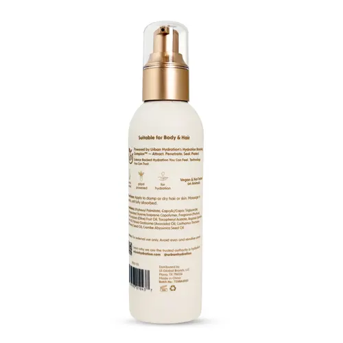 URBAN HYDRATION Drench And Indulge Vanilla Aromatherapy Everything Hair Oil And Body Oil - None