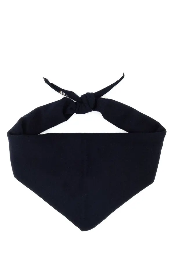 Extreme Cashmere Midnight Stretch Cashmere Blend Bandana - Blue