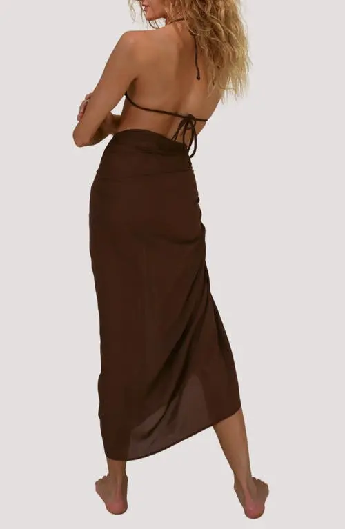 STONE FOX SWIM Mira Pareo Cover-up - Earth