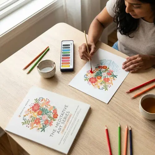 BREATHE PEOPLE Meditative Art Workbook