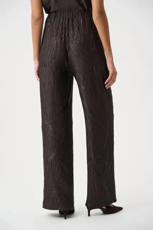 Joseph Ribkoff Pleated Satin Wide-leg Pants
