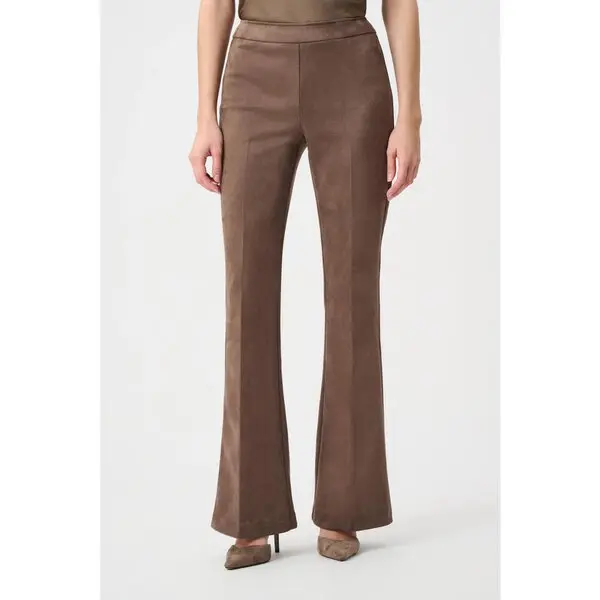 Joseph Ribkoff Scuba Suede Flared Pull-on Pants