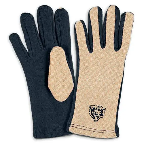 WEAR BY ERIN ANDREWS Chicago Bears Tonal Microcheck Scarf & Glove Set
