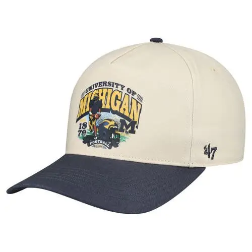 '47 47 Michigan Wolverines Unstructured Hitch Cap - Natural
