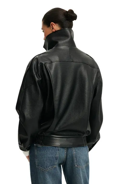 COTTONON Cotton On Cove Biker Jacket - Black