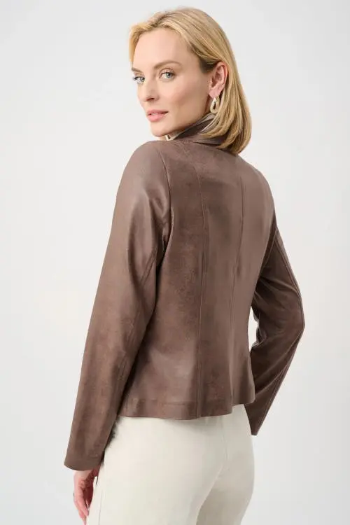 Joseph Ribkoff Foiled Knit Fitted Jacket