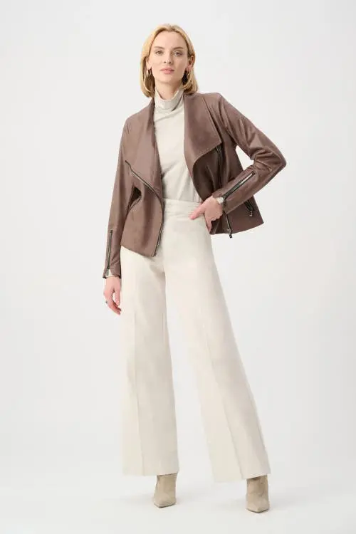 Joseph Ribkoff Foiled Knit Fitted Jacket