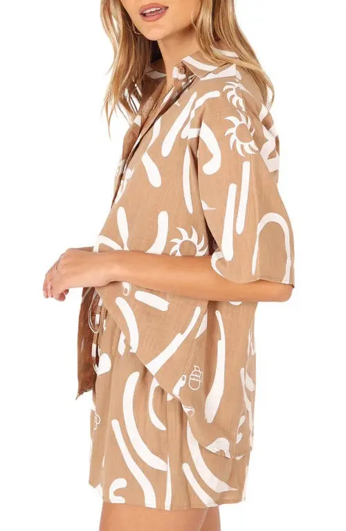 PETAL & PUP Soleil Button-up Shirt & Shorts