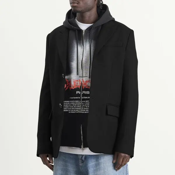 Balenciaga Wool Gabardine Blazer
