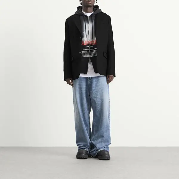 Balenciaga Wool Gabardine Blazer