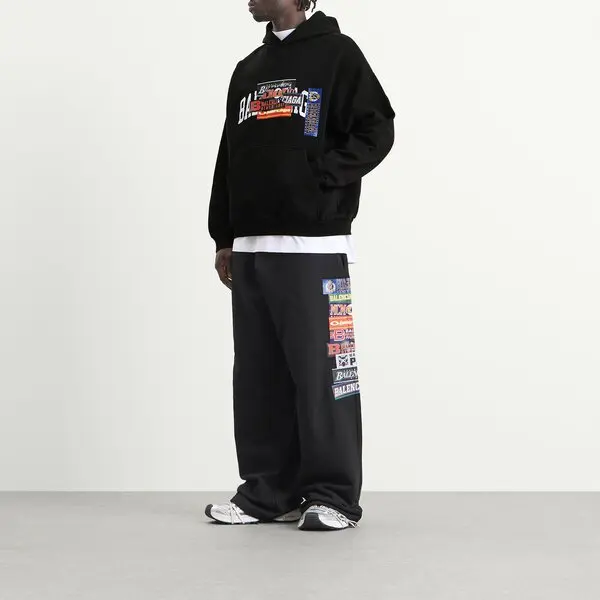 Balenciaga Bumper Sticker Regular Fit Hoodie