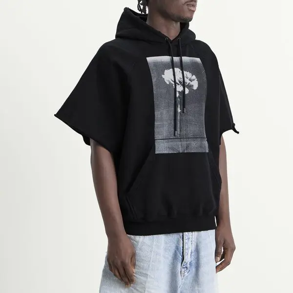 Balenciaga Cutaway Short Sleeve Hoodie