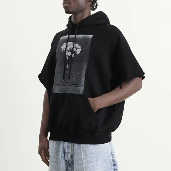 Balenciaga Cutaway Short Sleeve Hoodie