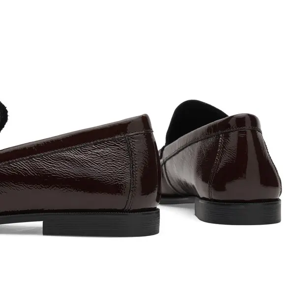 VAGABOND SHOEMAKERS Brandi Patent Leather Loafer - Chocolate