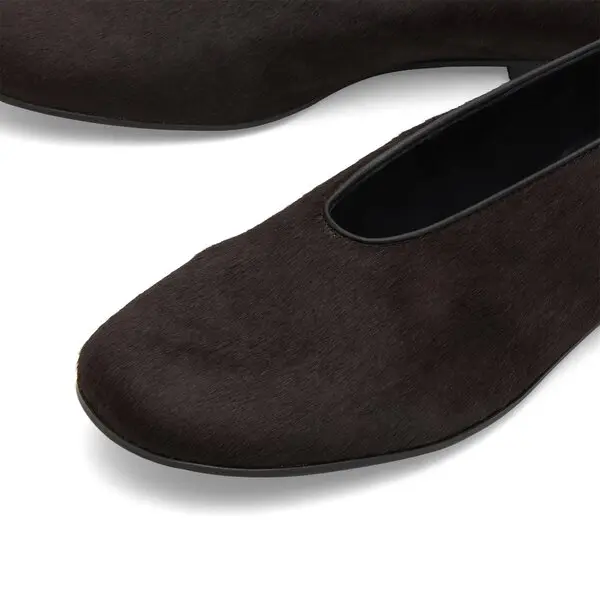 VAGABOND SHOEMAKERS Aleya Hair-on Leather Ballet Flats
