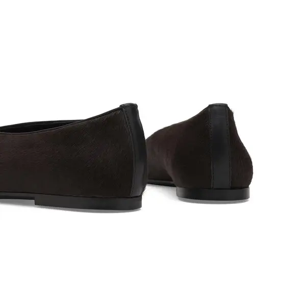 VAGABOND SHOEMAKERS Aleya Hair-on Leather Ballet Flats