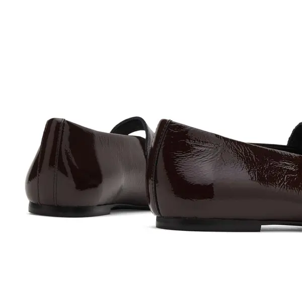 VAGABOND SHOEMAKERS Aleya Patent Leather Buckle Ballet Flats